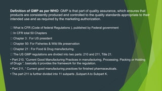 C gmp and industrial management | PPTX