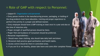 C gmp and industrial management | PPTX