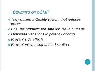 Current Good Manufacturing Practices (CGMPs) Overview, 46% OFF