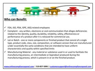 Cgmp application for design & operation | PPT