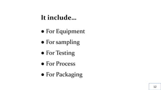 cGMP Guidelines According to Schedule M | PPTX