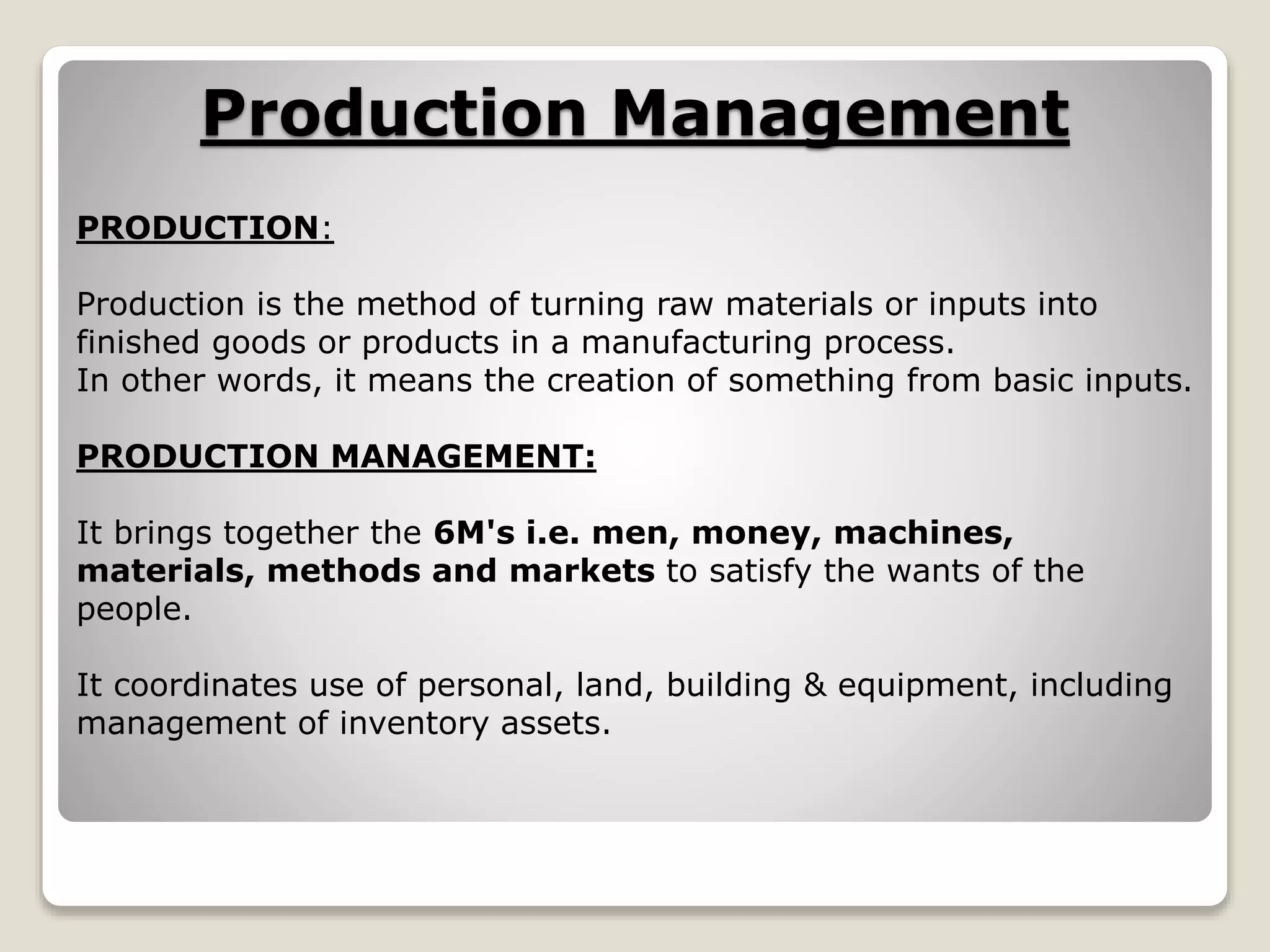 Cgmp & Industrial Management | PPTX