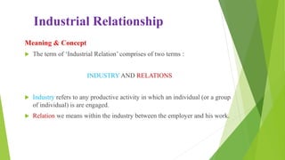 C gmp indutrial and personal relationship trii | PPTX