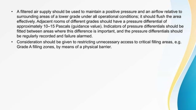 cGMP of sterile area by faheem sb.pptx | Manufacturing Industry ...