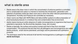 cGMP of sterile area by faheem sb.pptx