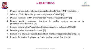 cGMP regulations & QA function.pptx