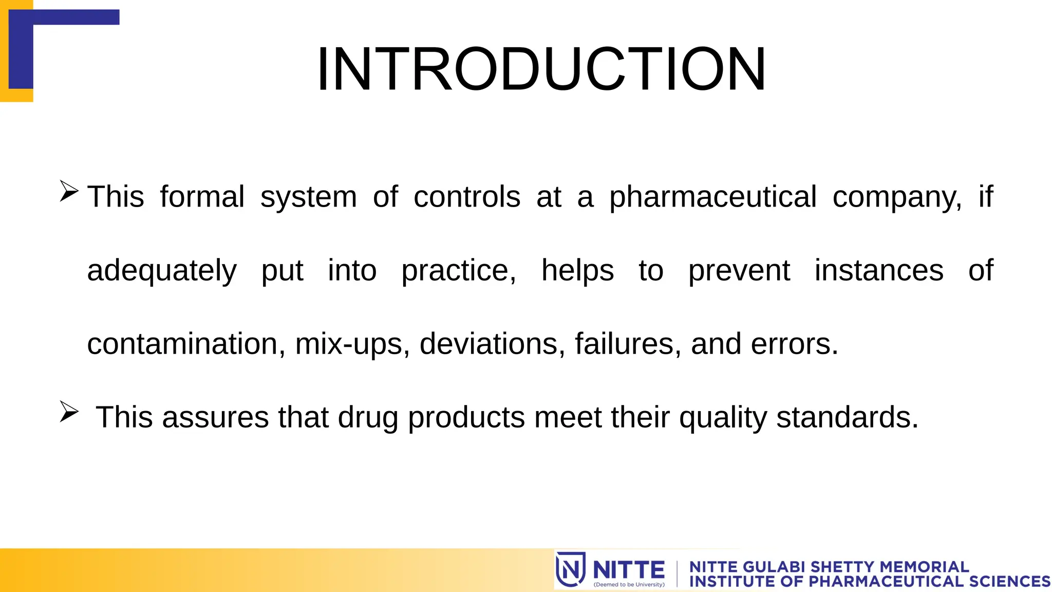 Introduction to CGMP and Quality Compliance | PPTX