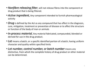 Current Good Manufacturing Practices | PPTX