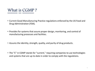 Current Good Manufacturing Practices (CGMPs) Overview, 46% OFF