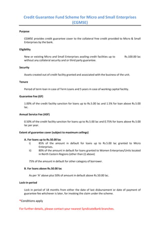 Cgmse scheme | PDF