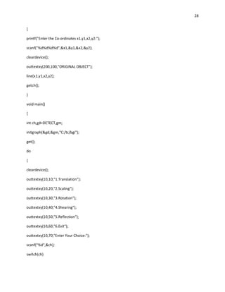 Cg my own programs | DOCX | Programming Languages | Computing