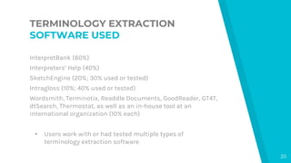 Terminology Extraction Tools for Interpreters | PPTX