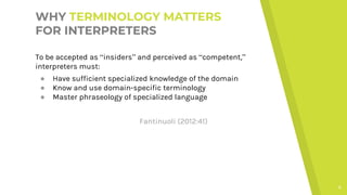 Terminology Extraction Tools for Interpreters | PPTX