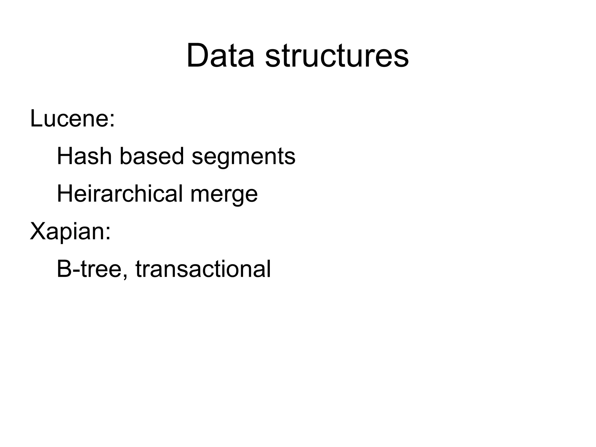 Comparing open source search engines | ODP