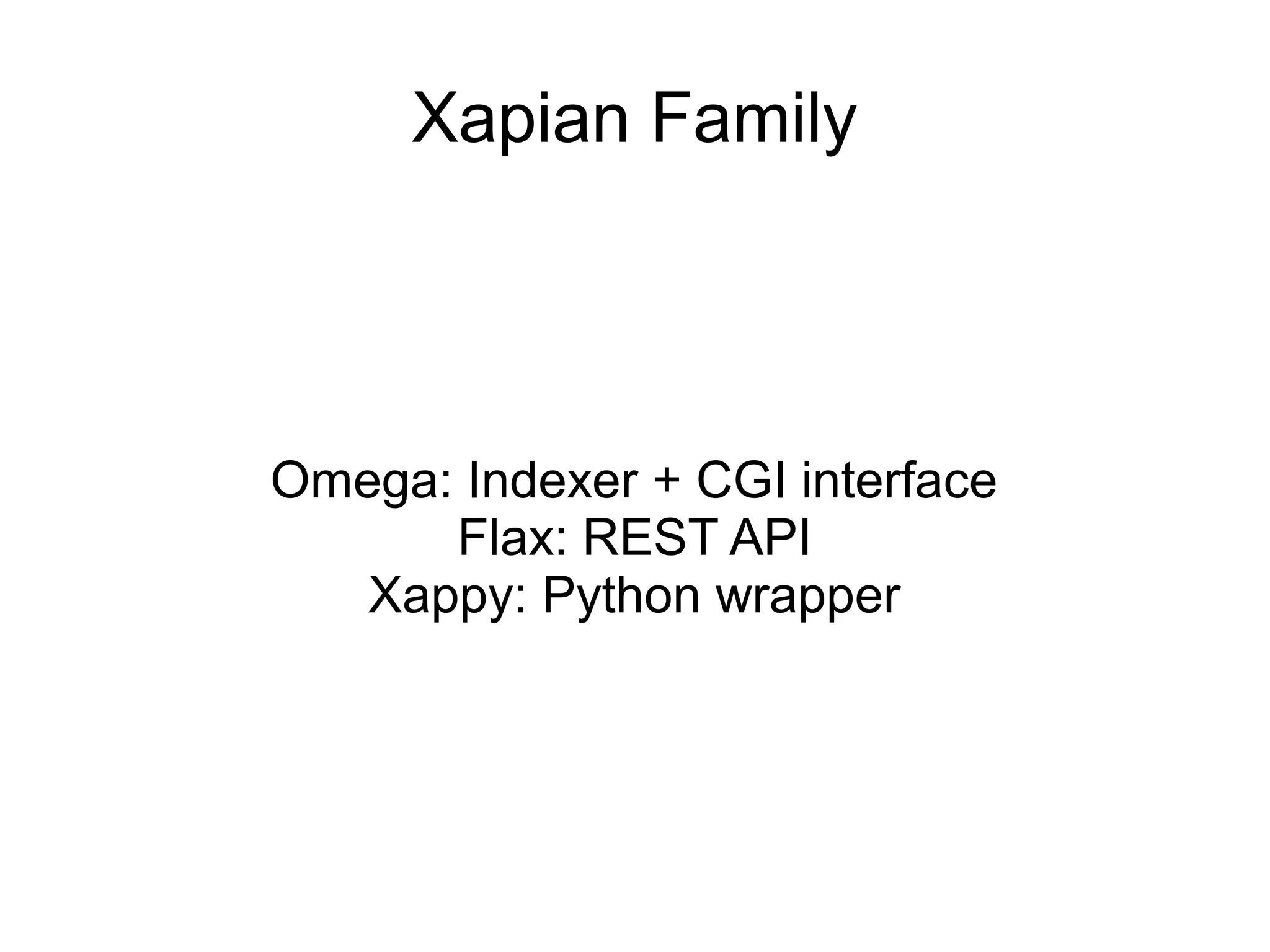 Comparing open source search engines | ODP