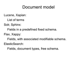 Comparing open source search engines | ODP