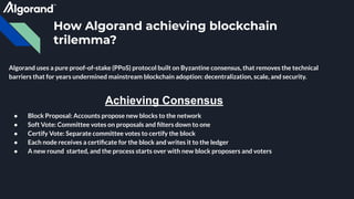 Lets learn the_importance_of_trilemma_in_blockchain_by_algorand | PPT