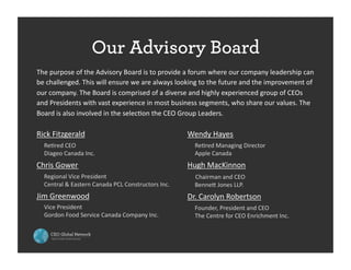 CEO Global Network Overview | PPT