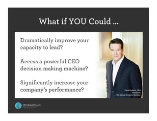 CEO Global Network Overview | PPT