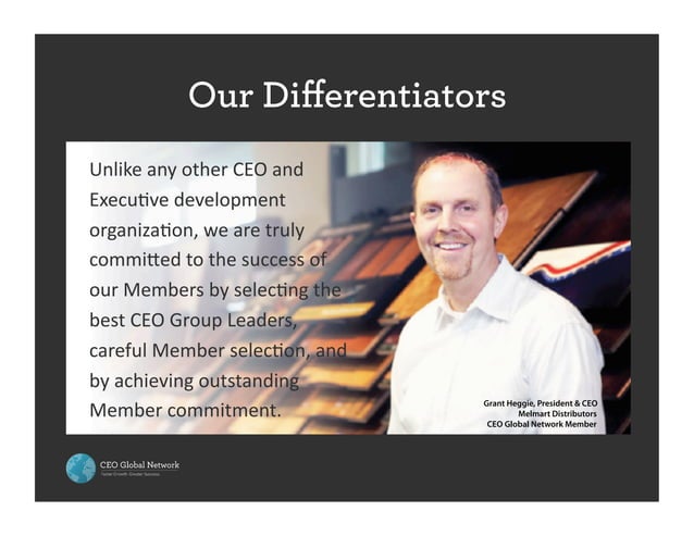 CEO Global Network Overview | PPT