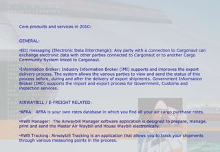 Cgn Presentatie Sep 2010 Eng | PPT | Logistics and Transportation Industry | Industries