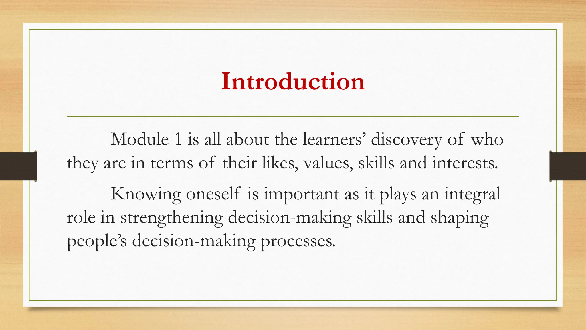 CGP 10 Module 1 for grade 10 learners career guidance program | PPTX