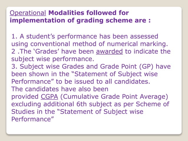 CGPA | PPTX | Educational Assessment | Education
