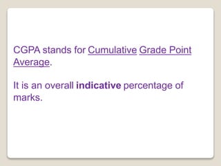 CGPA | PPTX