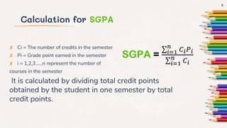 How to calculate SGPA & CGPA | PPTX
