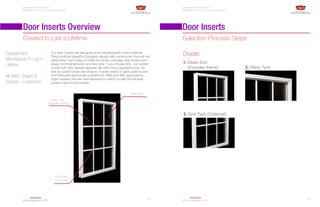 CGP commercial catalog for window and SDL grids | PDF