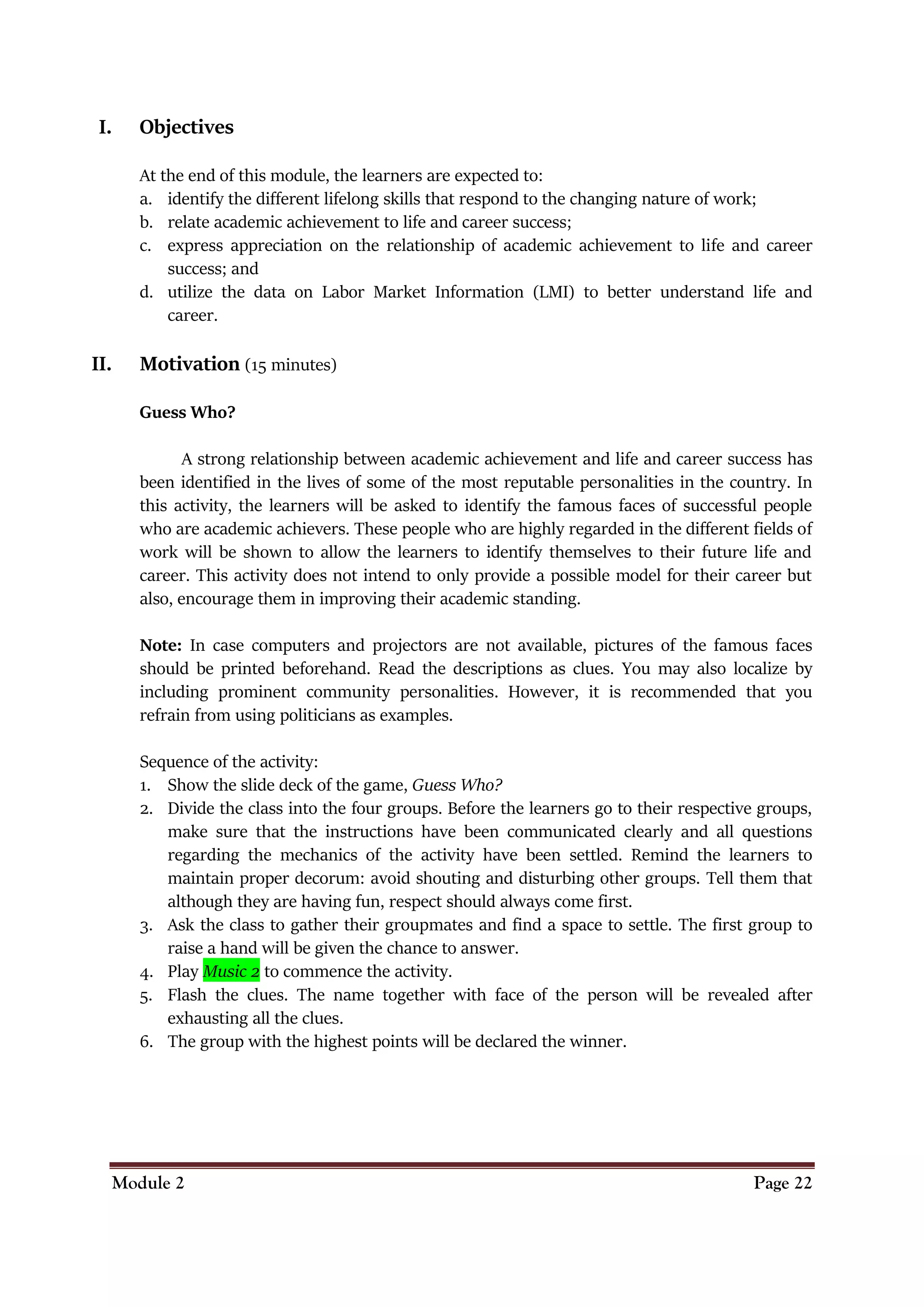 Cgp grade 12 module 2-edited | PDF