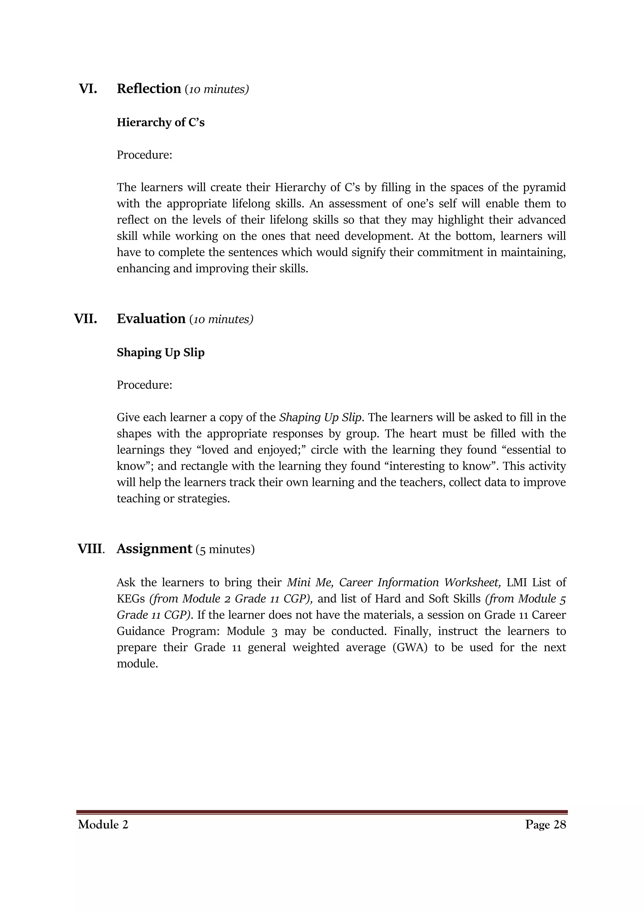 Cgp grade 12 module 2-edited | PDF