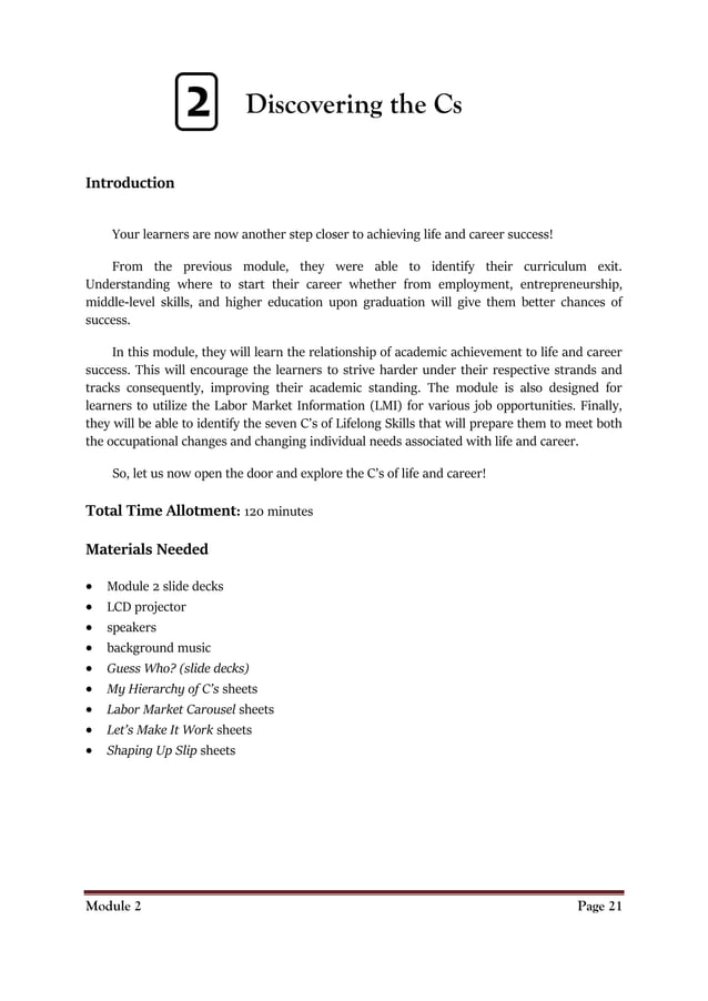 Cgp grade 12 module 2-edited | PDF