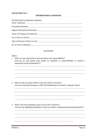 Cgp grade 12 module 4-edited | PDF