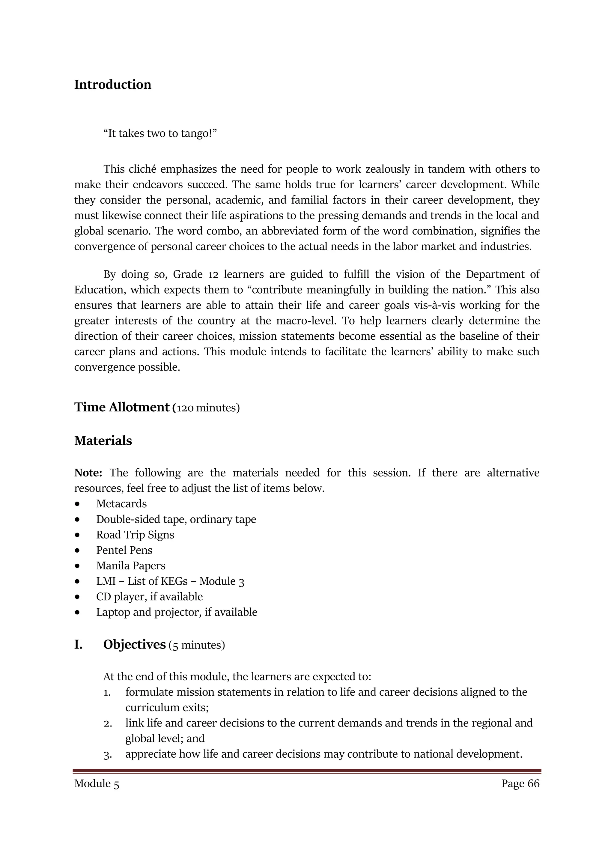 Cgp grade 12 module 5-edited | PDF