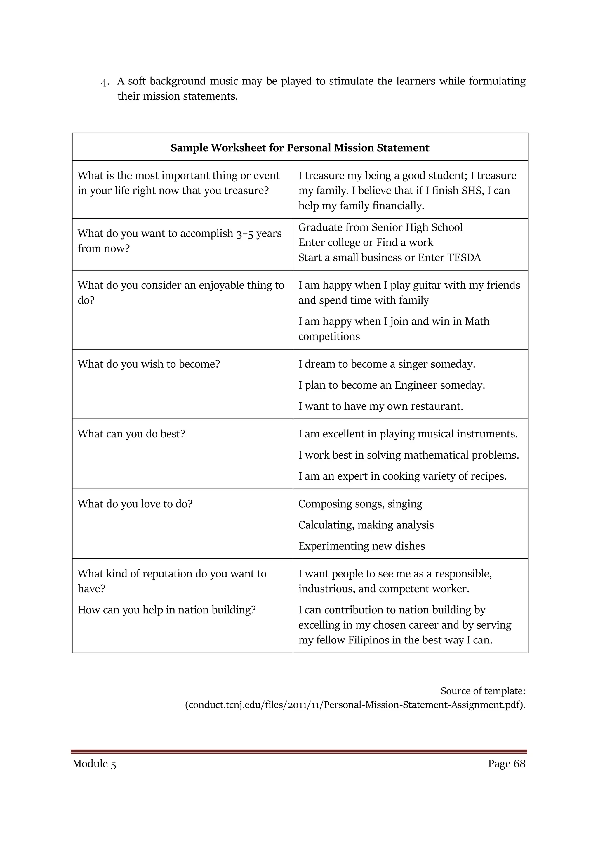 Cgp grade 12 module 5-edited | PDF