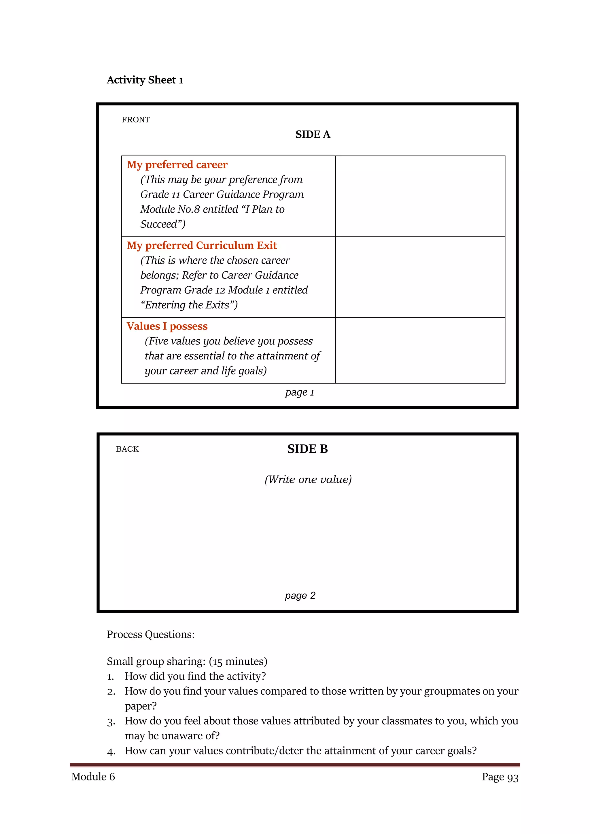 Cgp grade 12 module 6-edited | PDF