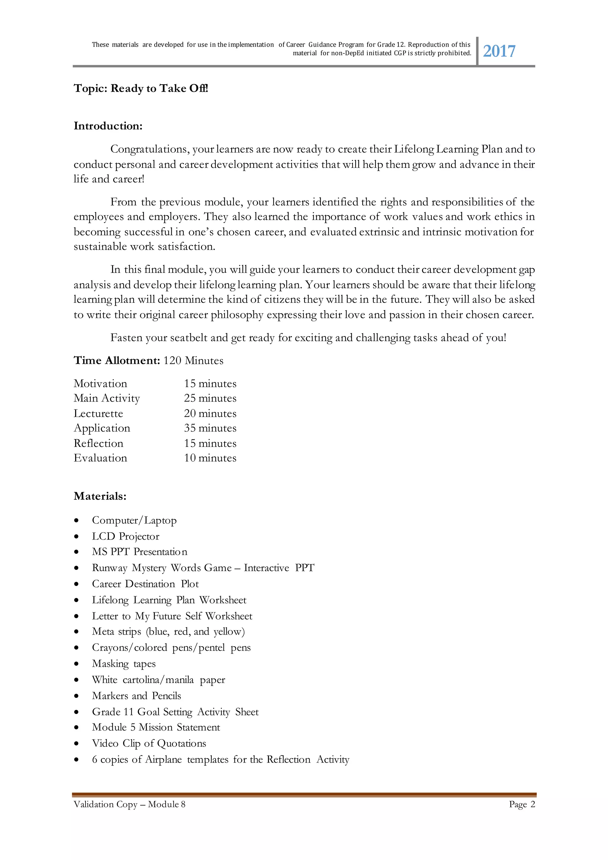 Cgp grade 12 module 8-empowered-to-take-off-final | DOCX