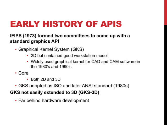 Cgp lecture2 graphics_standard, opengl | PPT