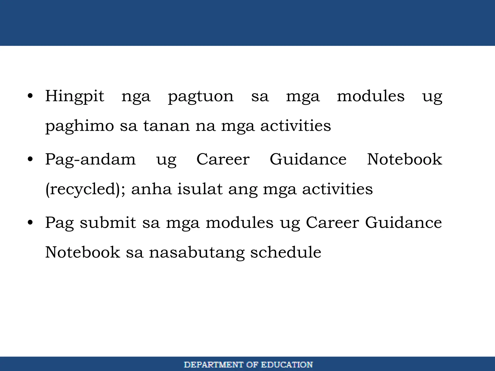 Career Guidance Program Orientation PPT for Grade 10 | PPT