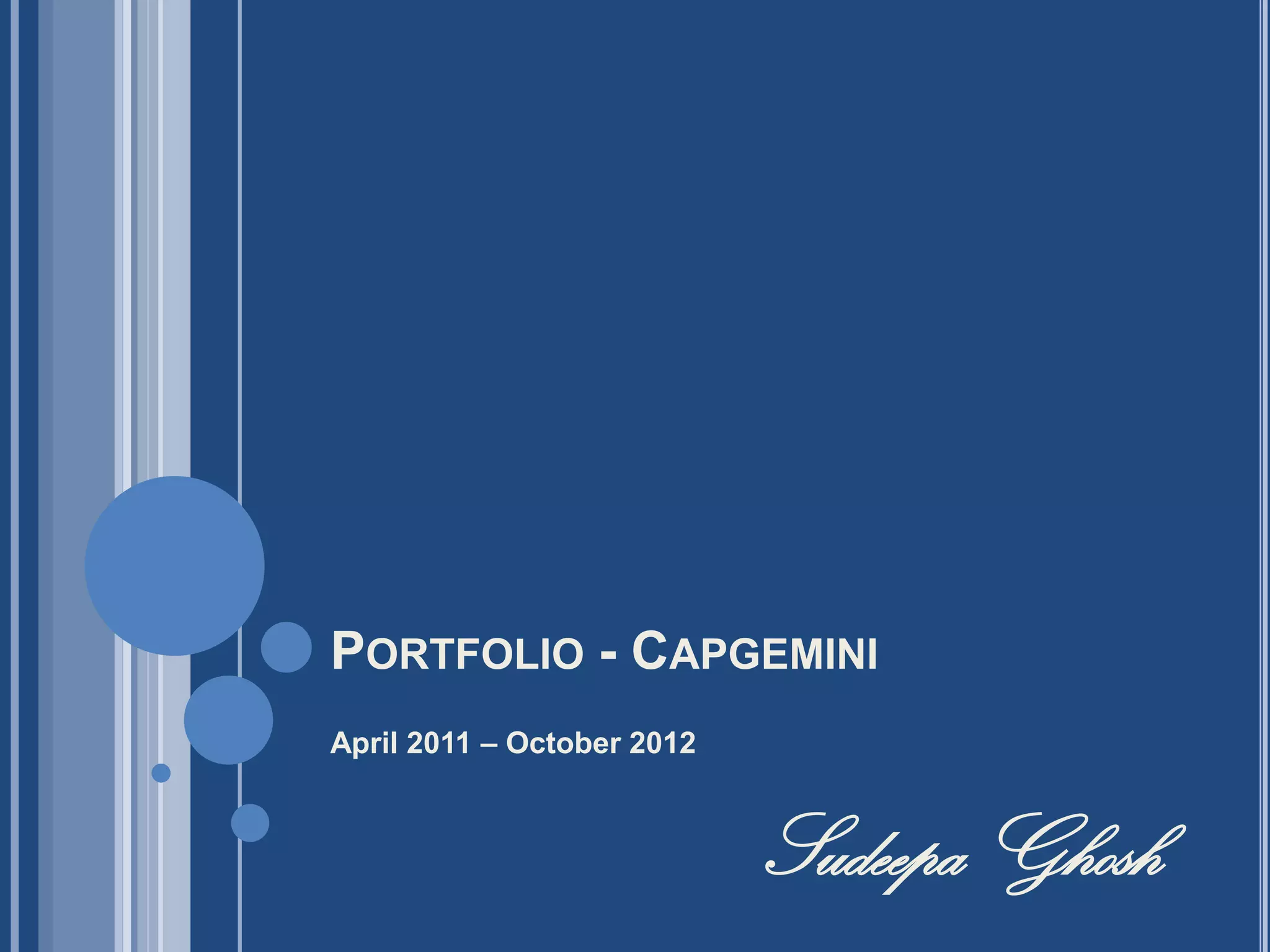 Cg Portfolio Presentation | PPTX
