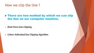 line clipping | PPTX