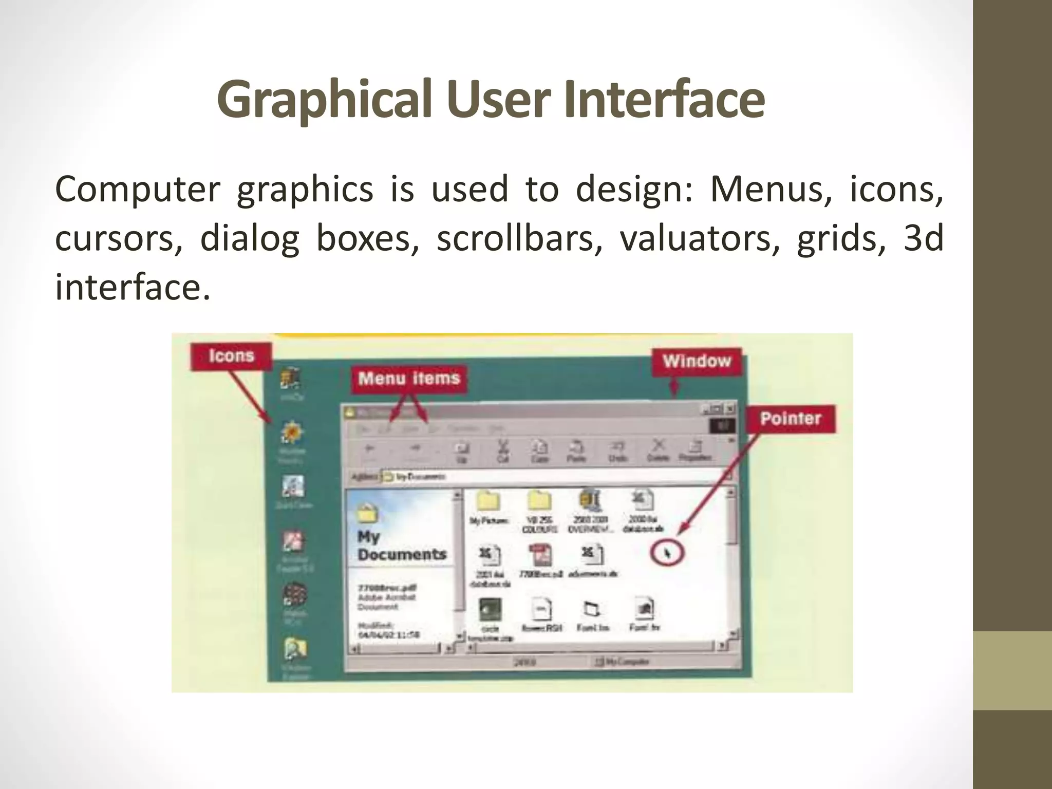 Applications Of Computer Graphics | PPTX