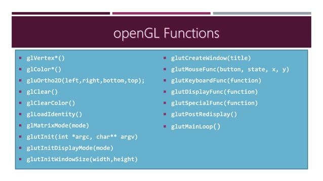 Computer Graphics Project on Sinking Ship using OpenGL | PPTX | Graphics Software | Computer ...