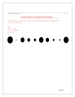 Dynamic sorting algorithm vizualizer.pdf