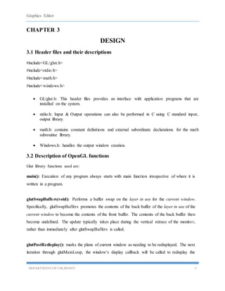 COMPUTER GRAPHICS PROJECT REPORT | PDF