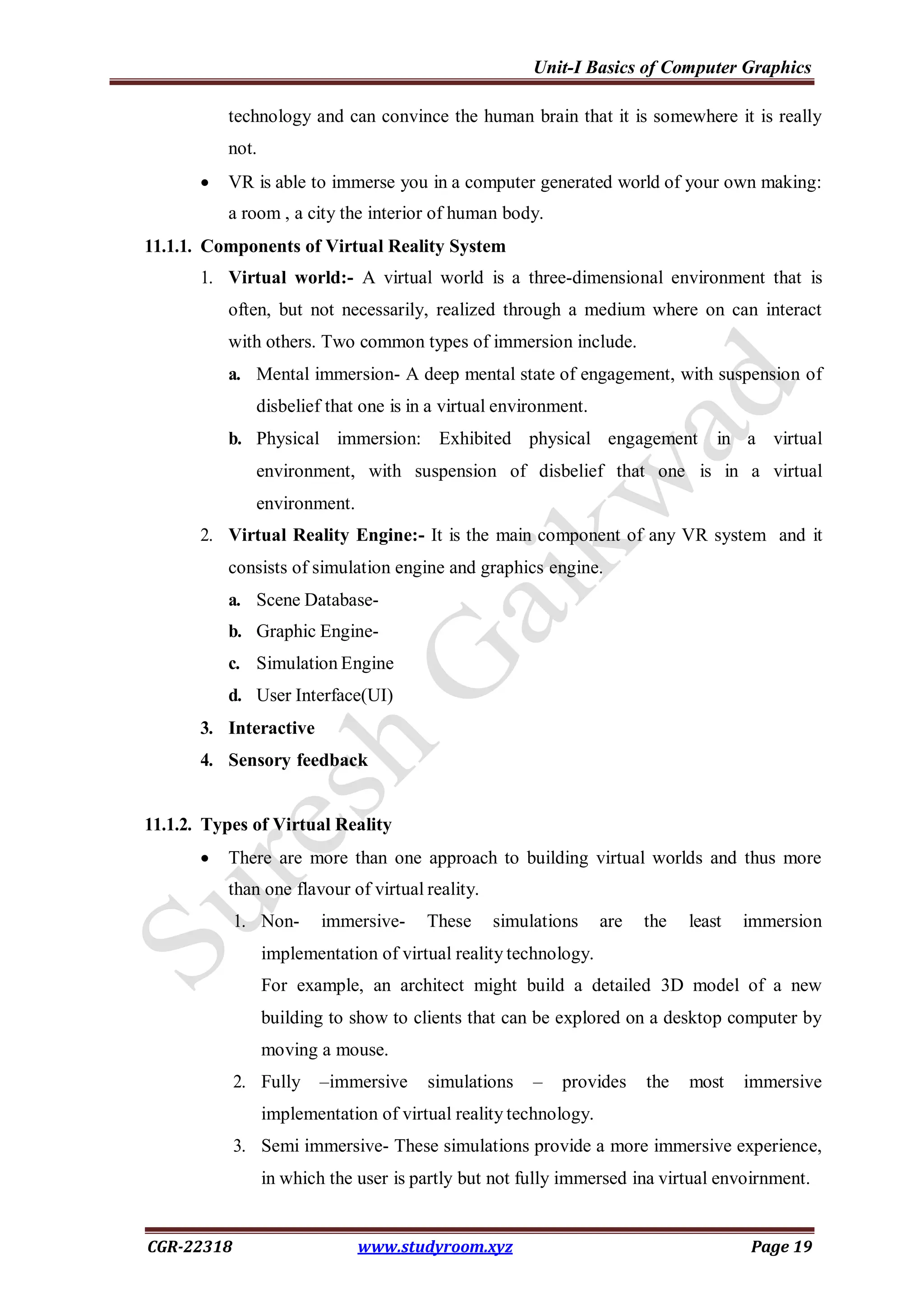 CGR-Unit-1 Basics of Computer Graphics.pdf