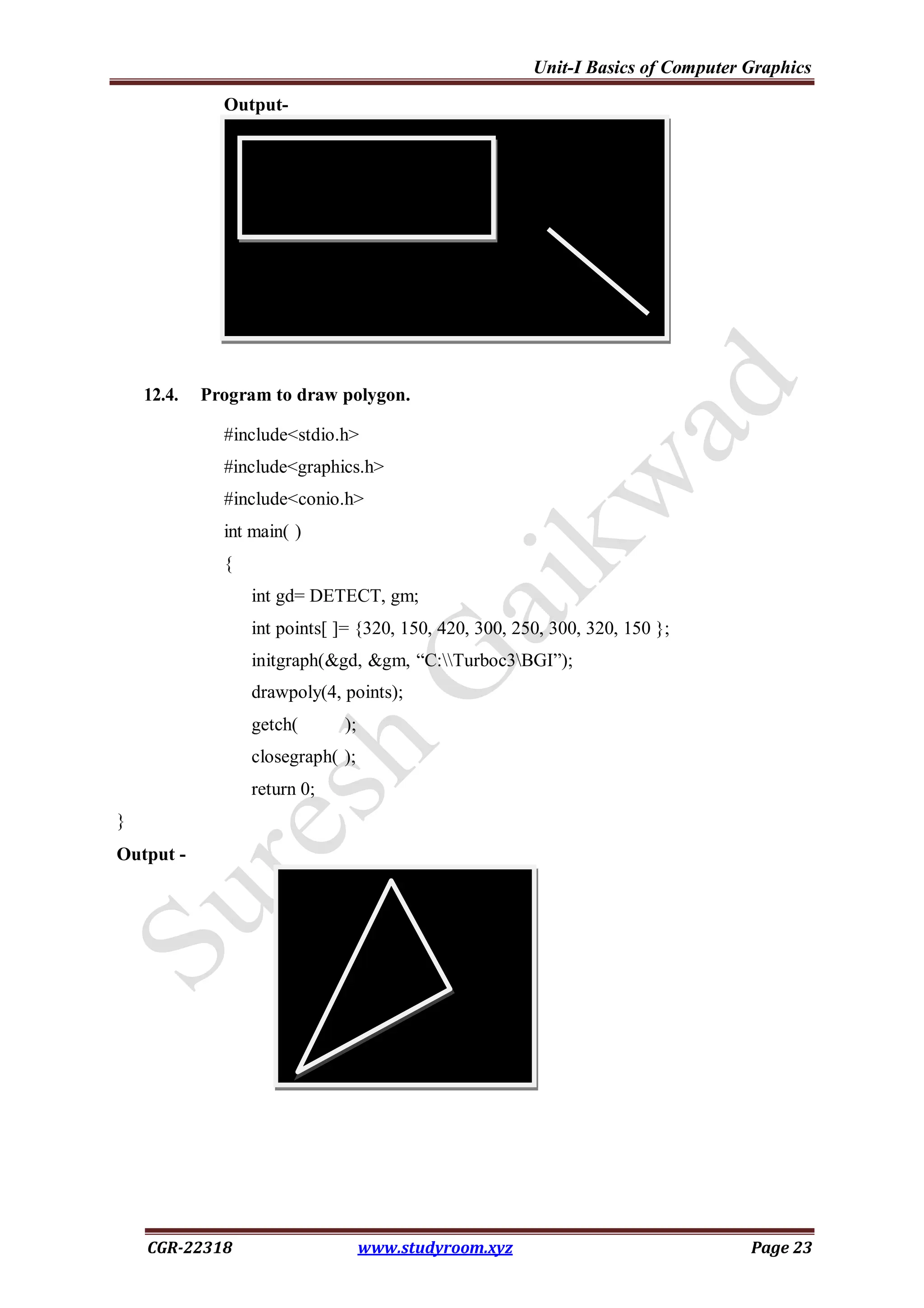 CGR-Unit-1 Basics of Computer Graphics.pdf
