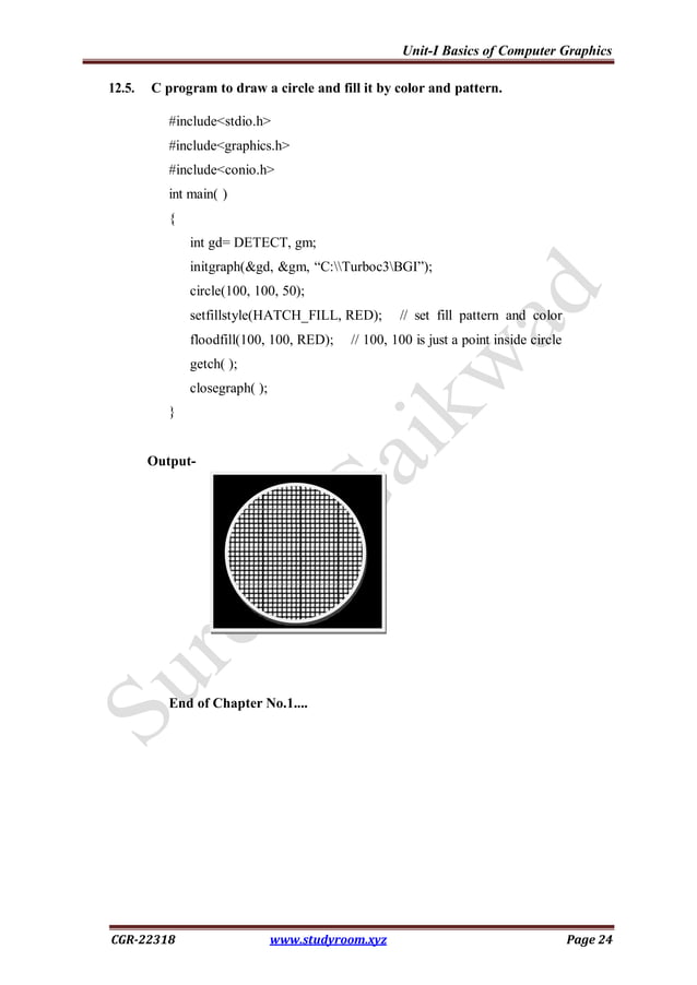 CGR-Unit-1 Basics of Computer Graphics.pdf | Computing | Technology & Computing