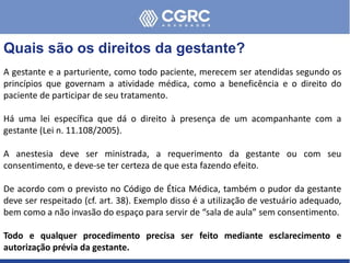 Violência obstetrícia: o que é e os direitos da parturiente | PPTX
